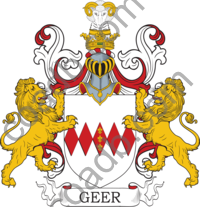 Geer Family Crest, Coat of Arms and Name History