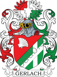 Gerlach Family Crest, Coat of Arms and Name History