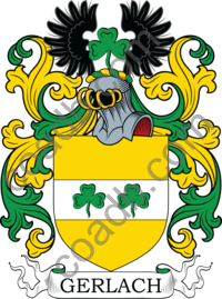 Gerlach Family Crest, Coat of Arms and Name History