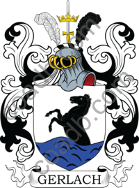 Gerlach Family Crest, Coat of Arms and Name History
