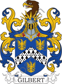Gilbert Family Crest, Coat of Arms and Name History