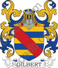 Gilbert Family Crest, Coat of Arms and Name History