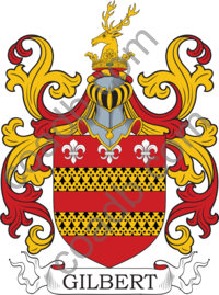 Gilbert Family Crest, Coat of Arms and Name History