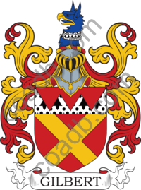 Gilbert Family Crest, Coat of Arms and Name History