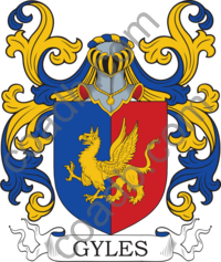 Giles Family Crest, Coat of Arms and Name History