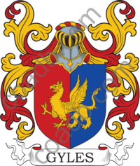 Giles Family Crest, Coat of Arms and Name History