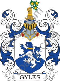 Giles Family Crest, Coat of Arms and Name History