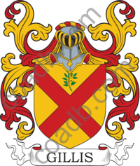 Gillis Family Crest, Coat of Arms and Name History