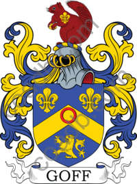 Goff Family Crest, Coat of Arms and Name History