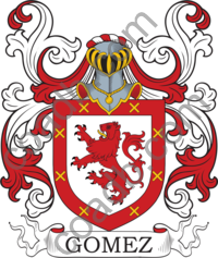 Gomez Family Crest, Coat of Arms and Name History