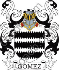 Gomez Family Crest, Coat of Arms and Name History