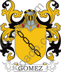 Gomez Family Crest, Coat of Arms and Name History