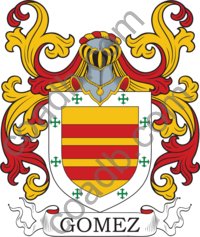 Gomez Family Crest, Coat of Arms and Name History