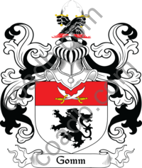 Gomm Family Crest, Coat of Arms and Name History