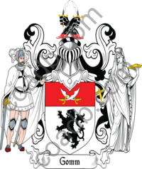 Gomm Family Crest, Coat of Arms and Name History