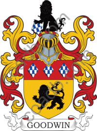 Goodwin Family Crest, Coat of Arms and Name History