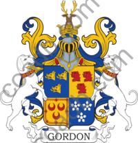 Gordon Family Crest, Coat of Arms and Name History