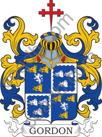Gordon Family Crest, Coat of Arms and Name History