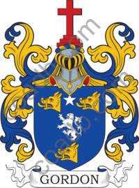 Gordon Family Crest, Coat of Arms and Name History