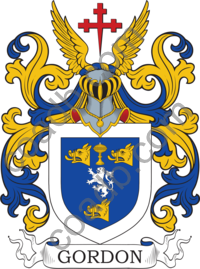 Gordon Family Crest, Coat of Arms and Name History