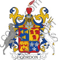 Gordon Family Crest, Coat of Arms and Name History