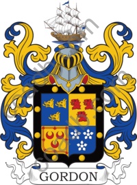 Gordon Family Crest, Coat of Arms and Name History