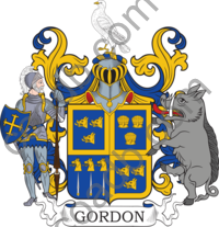 Gordon Family Crest, Coat of Arms and Name History