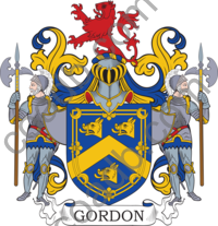 Gordon Family Crest, Coat of Arms and Name History