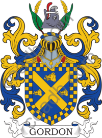 Gordon Family Crest, Coat of Arms and Name History