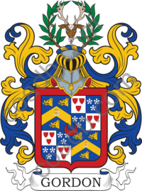 Gordon Family Crest, Coat of Arms and Name History