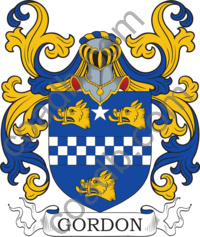 Gordon Family Crest, Coat of Arms and Name History