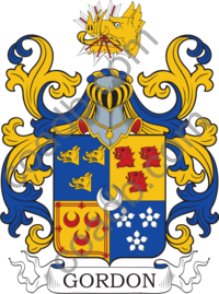 Gordon Family Crest, Coat of Arms and Name History