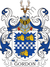 Gordon Family Crest, Coat of Arms and Name History