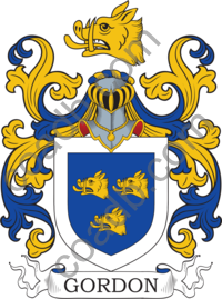 Gordon Family Crest, Coat of Arms and Name History