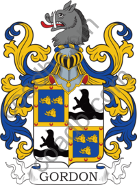 Gordon Family Crest, Coat of Arms and Name History