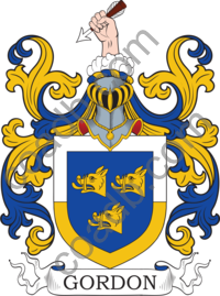 Gordon Family Crest, Coat of Arms and Name History