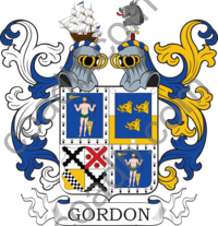 Gordon Family Crest, Coat of Arms and Name History