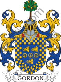 Gordon Family Crest, Coat of Arms and Name History