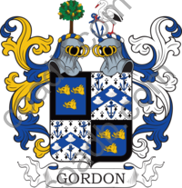 Gordon Family Crest, Coat of Arms and Name History