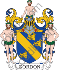 Gordon Family Crest, Coat of Arms and Name History