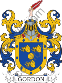 Gordon Family Crest, Coat of Arms and Name History