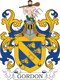 Gordon Family Crest, Coat of Arms and Name History