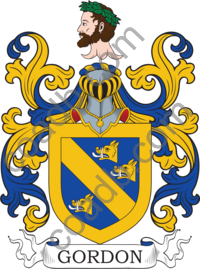 Gordon Family Crest, Coat of Arms and Name History