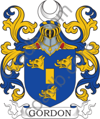 Gordon Family Crest, Coat of Arms and Name History
