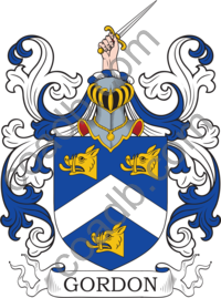 Gordon Family Crest, Coat of Arms and Name History
