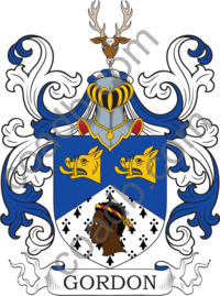 Gordon Family Crest, Coat of Arms and Name History