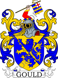 Gould Family Crest, Coat of Arms and Name History