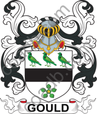 Gould Family Crest, Coat of Arms and Name History