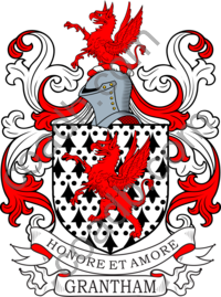 Grantham Family Crest, Coat of Arms and Name History