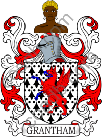 Grantham Family Crest, Coat of Arms and Name History